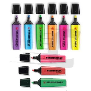 Pack subrayadores Stabilo (9 colores)